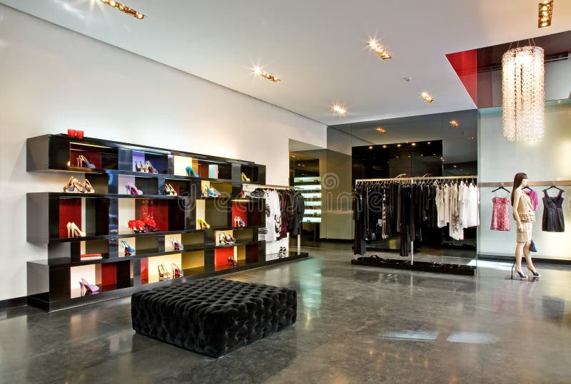 Boutique de moda imagen de archivo. Imagen de lujo, decorativo - 37947865