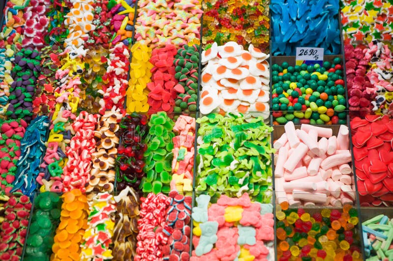 Magasin De Bonbons, Sucrerie En Vrac Image stock - Image du régime ...