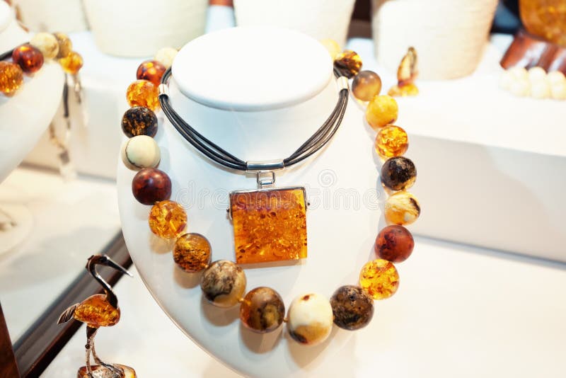 Boutique with Necklaces stock photo. Image of elegance - 37248298