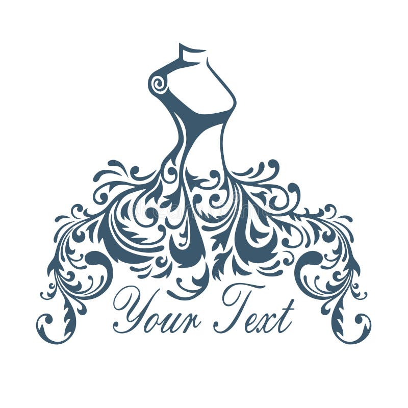 Logo De Vecteur D'illustration De Boutique De Robe Illustration de ...