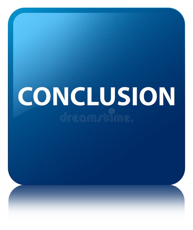 Timbre bleu de conclusion illustration stock. Illustration du symbole ...