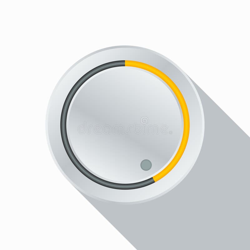 Bouton de volume illustration de vecteur. Illustration du panneau ...