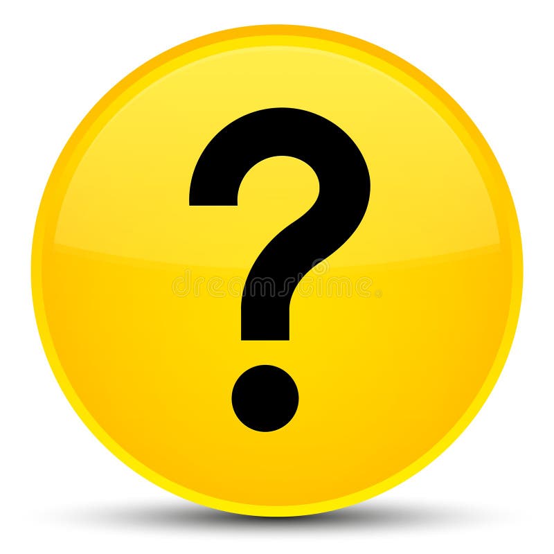 Bouton Rond Pourpre élégant D'icône De Point D'interrogation ...