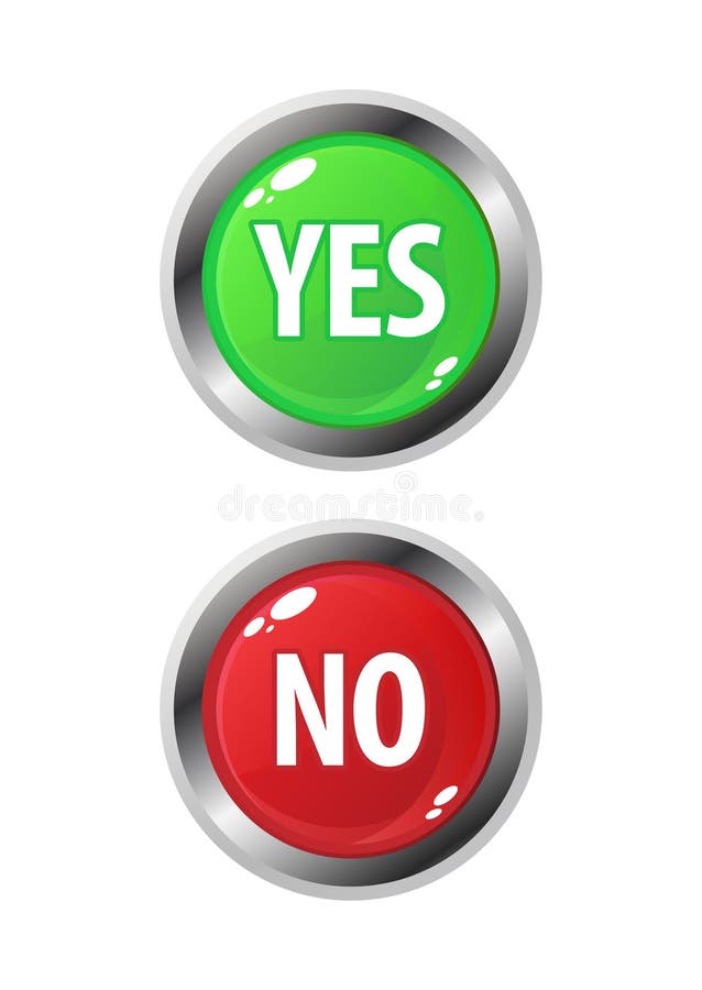 Bouton Rouge Oui Non Stock Illustrations, Vecteurs, & Clipart – (292 ...