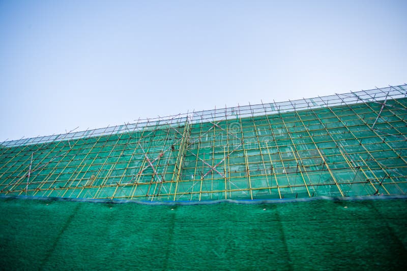 Bouwsteiger stock afbeelding. Image of netwerk, karkas - 106571753