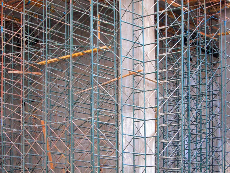 Bouwsteiger stock afbeelding. Image of kader, koppelingen - 84963849