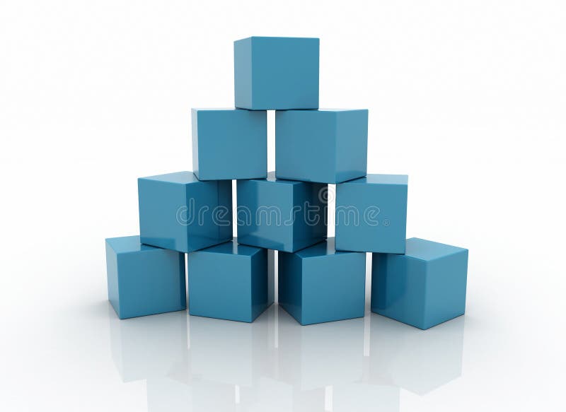 Bouwstenen stock illustratie. Illustration of doos, gebouw - 17831931
