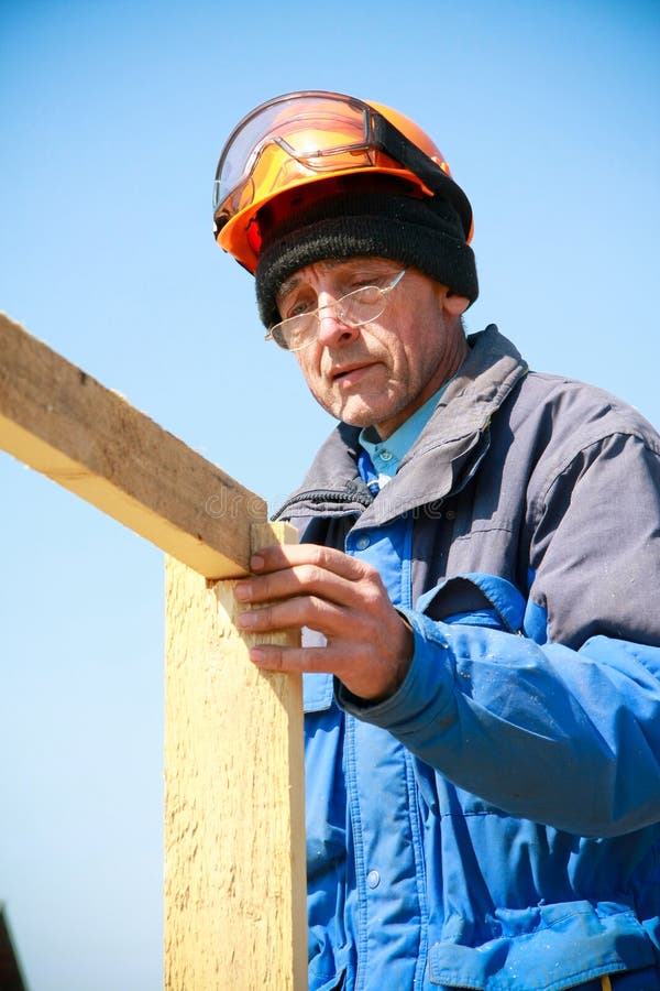 Bouwvakker stock foto. Image of hulpmiddel, beroep, elektrisch - 12491634