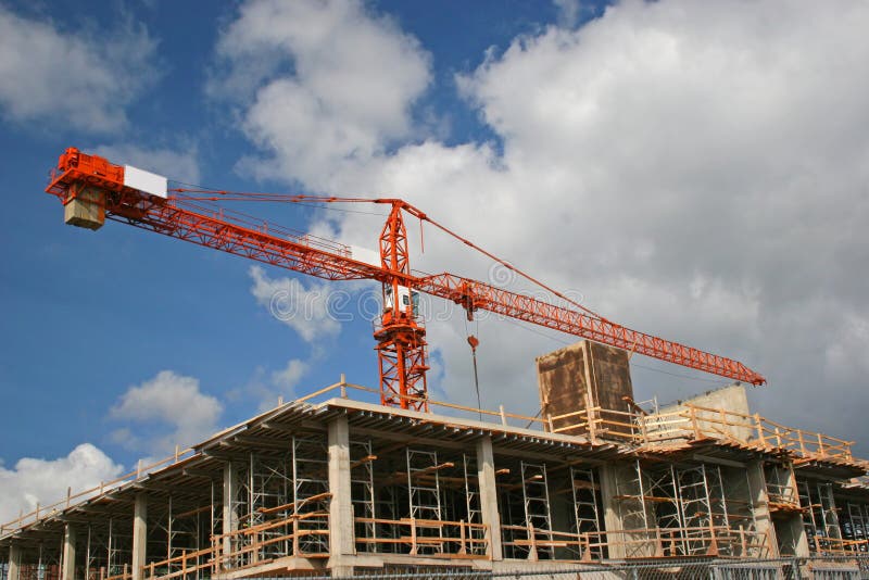 Bouwwerf stock afbeelding. Image of platform, bouw, verhogen - 1770961