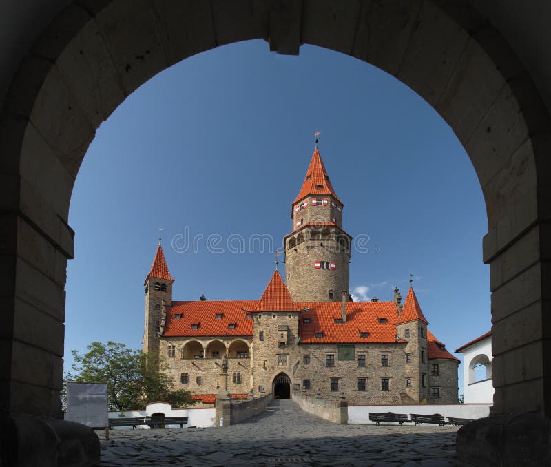 Bouzov castle stock photo. Image of history, moravia - 11492678