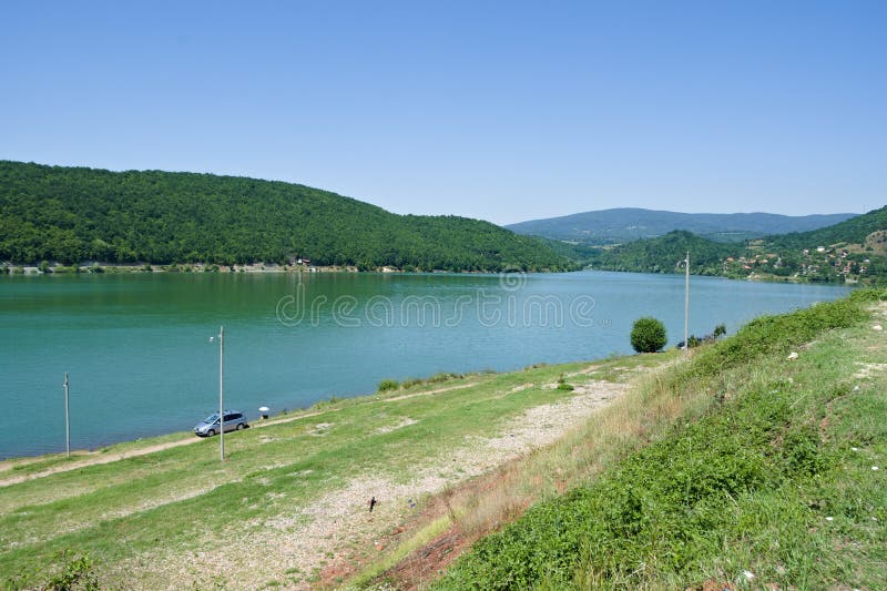 Bovan Lake, Place for Vacation in Serbia Editorial Stock Photo - Image ...