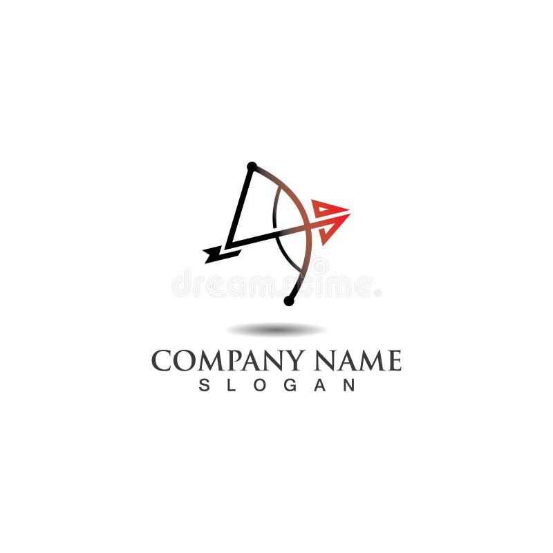 Bow and Arrow Creative Logo Design, Archery Concept Symbol Illustration ...