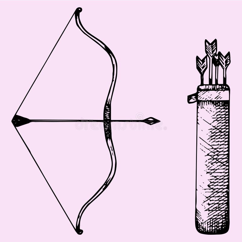 Medieval Bow And Arrow Diagram