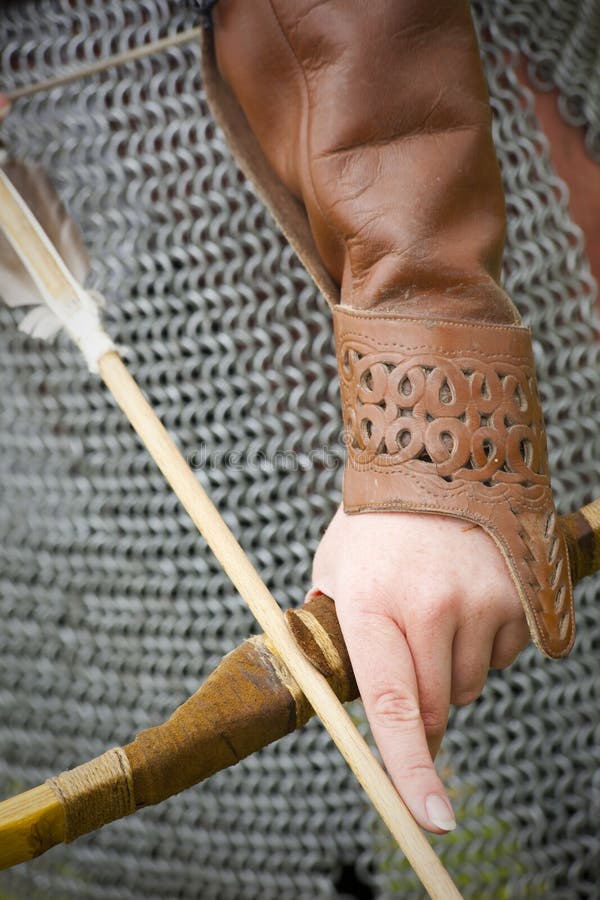 Bow and Arrow/ Medieval Armor Stock Image - Image of arrow, armed: 10409063