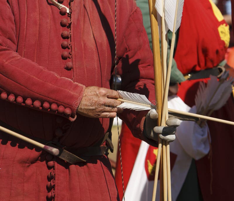 Bow and arrows stock photo. Image of hand, throw, draw - 30454866