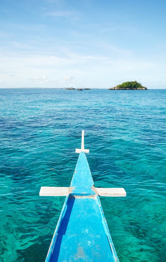 The Bow of a Bangka Boat, Travel Concept, Philippines Stock Photo ...