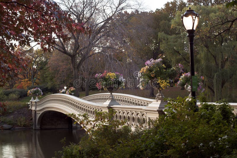 Bow bridge stock photo. Image of fall, outdoors, bridge - 16852546