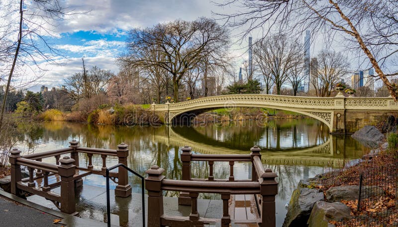 Bow bridge, in spring stock image. Image of nature, bridge - 325647647