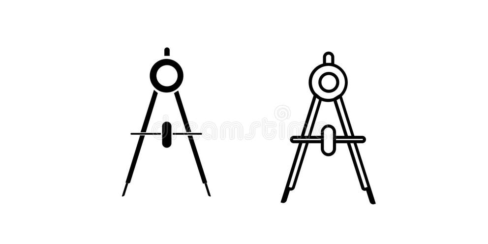 Architect Compass Icons Stock Illustrations – 591 Architect Compass ...