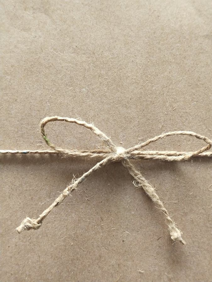 Bow Decoration Gift Paper Kraft Packaging Design Box Stock Photo ...