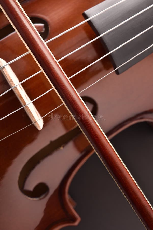 Violin and Equipment on Wooden Table Top Stock Image - Image of brown ...