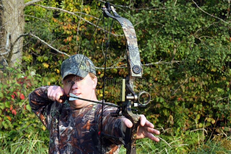 Bow hunter stock image. Image of stalk, outfitter, hunting - 6469117