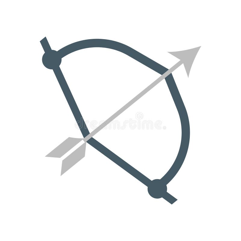 Bow Icon Vector Isolated on White Background, Bow Sign , Ancient ...