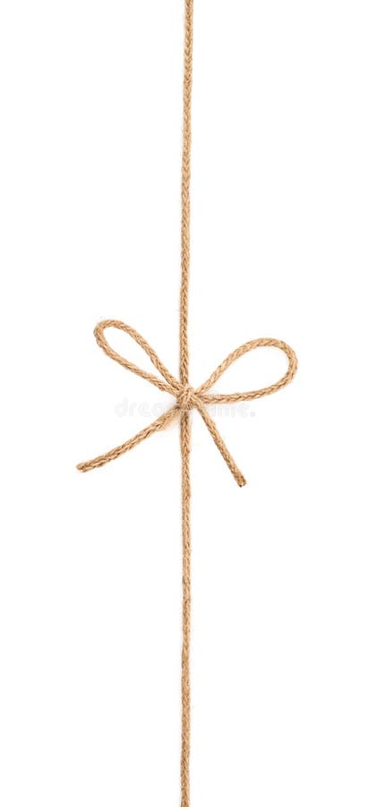 String tied in a bow stock photo. Image of freight, rope - 35642120