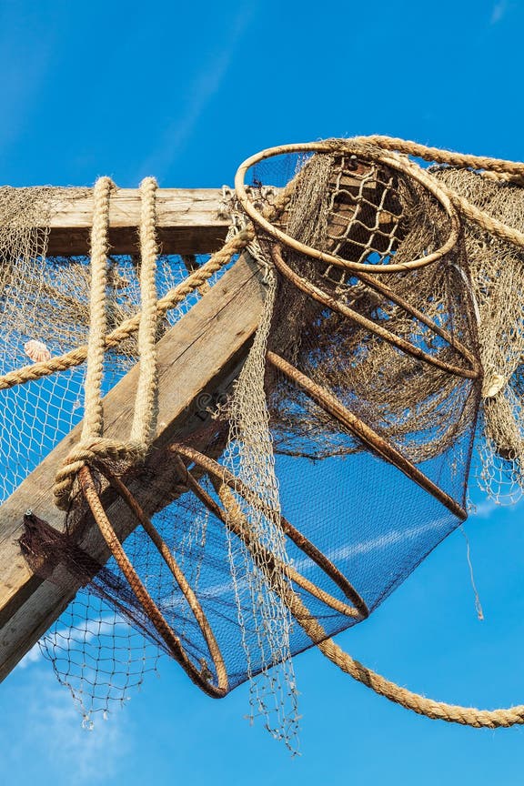 Bow net stock image. Image of harbor, weir, gear, detail - 30669169