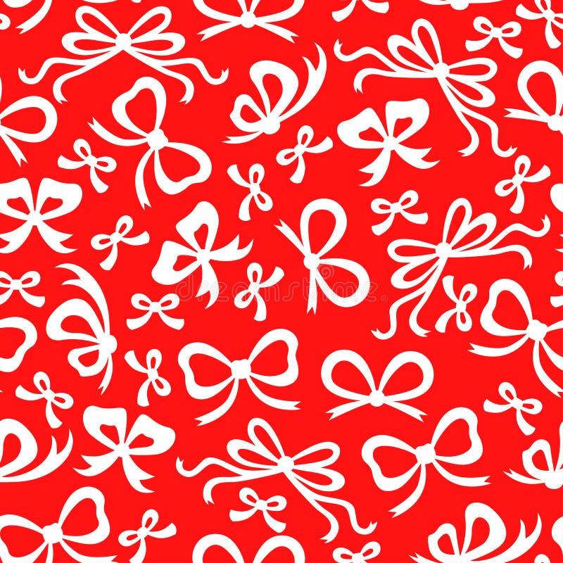 Bow pattern seamless stock vector. Illustration of ornate - 61192789