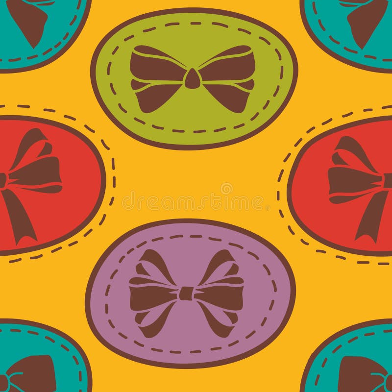 Bow pattern stock illustration. Illustration of element - 45547389