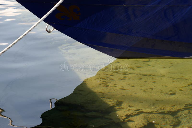 The bow stock image. Image of marina, boat, transparency - 53456149