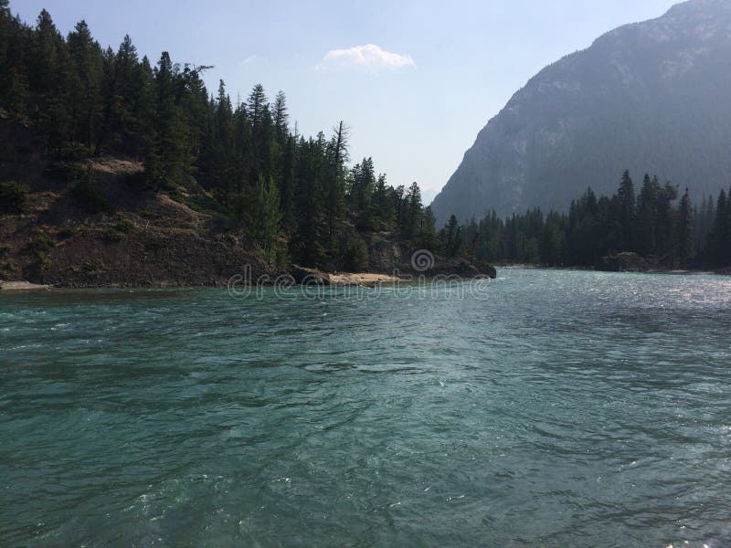 Bow river stock image. Image of canada, river, alberta - 242315585