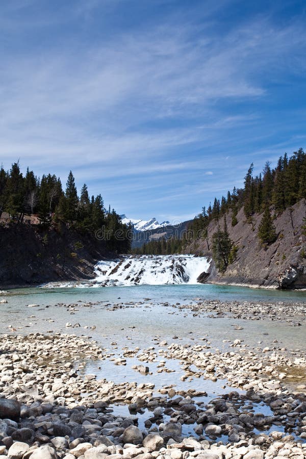 Bow River Falls stock photo. Image of whitewater, waterfall - 3314556
