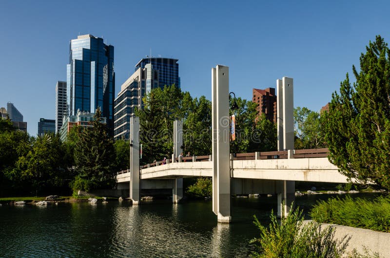 Bow River Pathway in Calgary Editorial Photo - Image of canadian, water ...