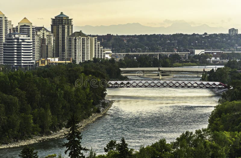Bow River view stock photo. Image of high, colors, close - 91824288