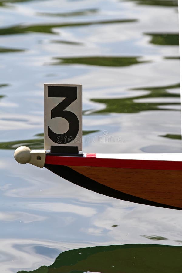 Bow of a rowing skiff stock image. Image of paddle, club - 32287463