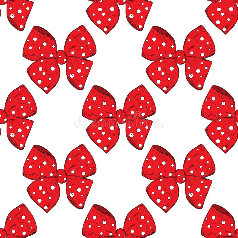 Bow seamless pattern stock vector. Illustration of celebration - 83943271