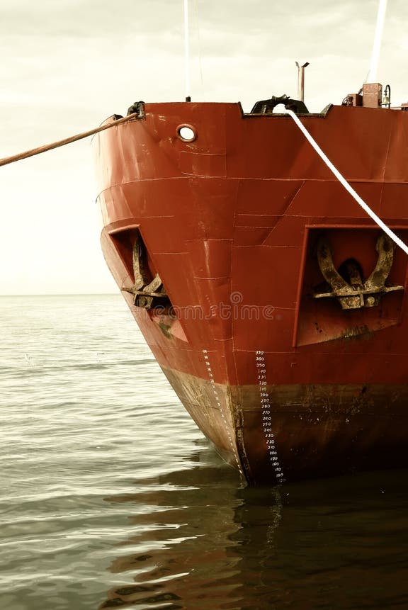 Bow of the ship stock image. Image of natural, cool, horizon - 18224271