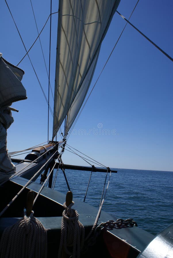 Bow of ship stock image. Image of rigging, southhaven - 8523887