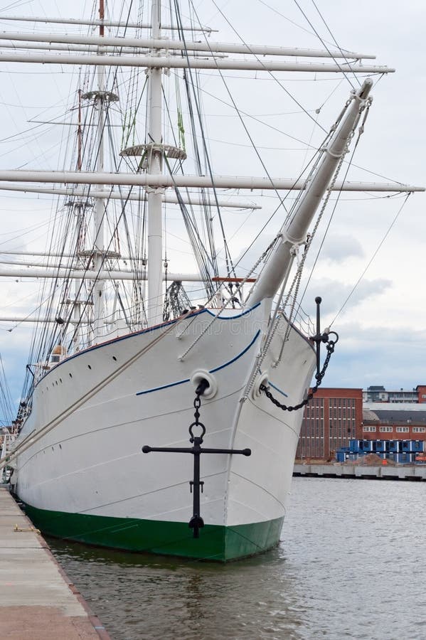 Bow of a ship stock photo. Image of detail, sail, rope - 31867076