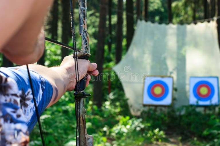 Bow shooting stock photo. Image of archery, precision - 6479022