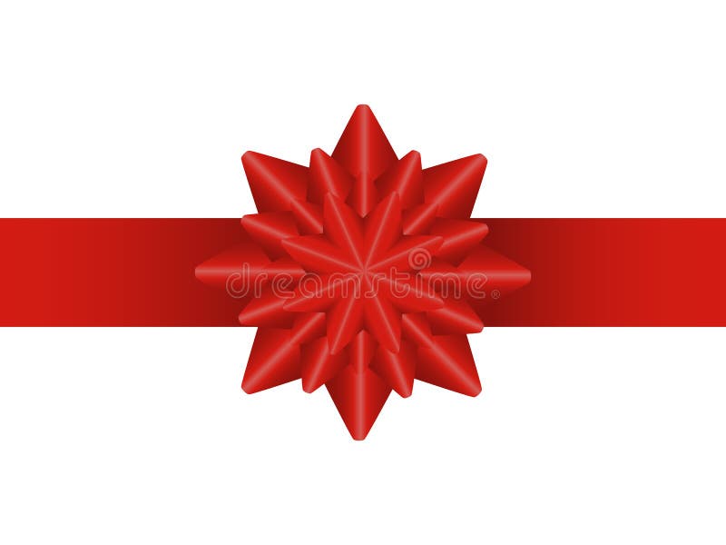 Bow star stock vector. Illustration of advertising, surprise - 46580171