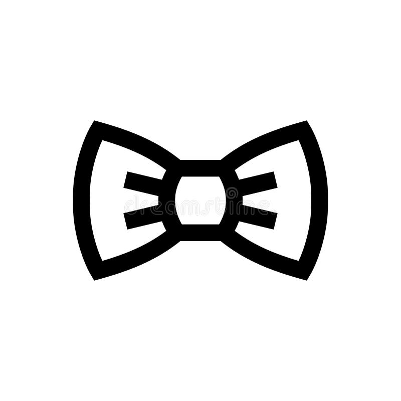 Bow Tie Icon. the Bow is a Symbol of Celebration. Stock Vector ...