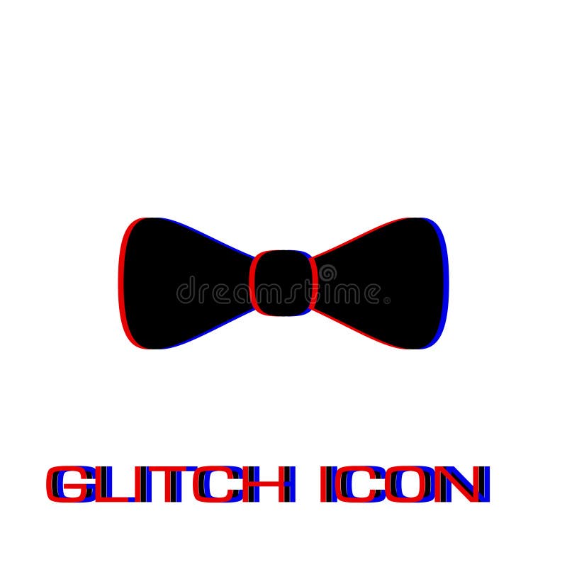 Bow tie icon flat stock vector. Illustration of icon - 154863298