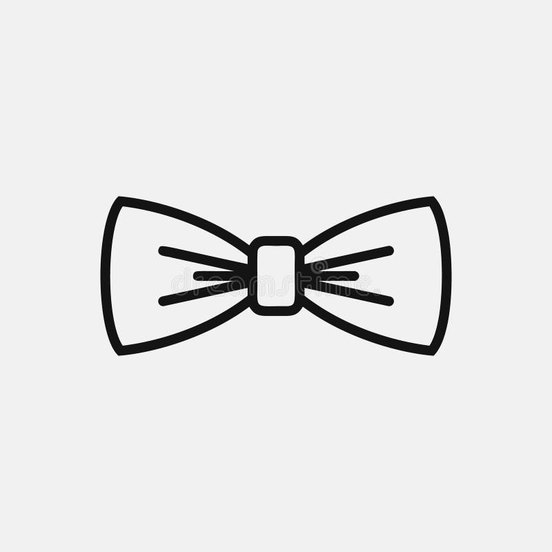Bow Tie Icon Logo Design. Simple Flat Vector Illustration Stock Vector ...