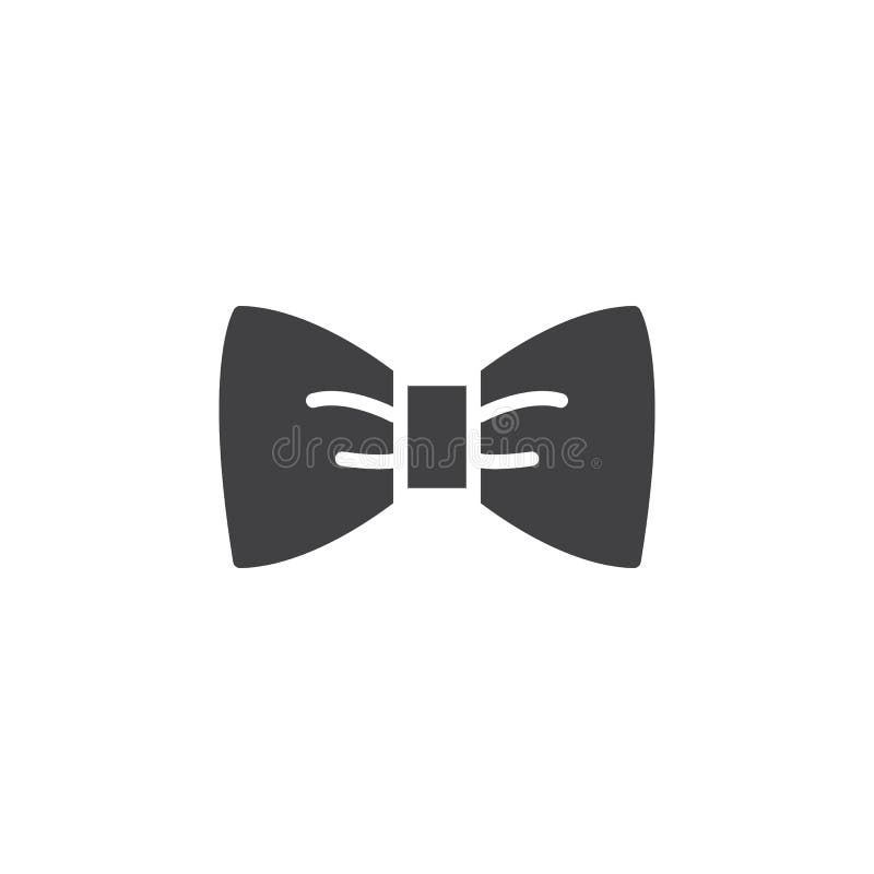 Bow tie icon vector stock vector. Illustration of neck - 100438271
