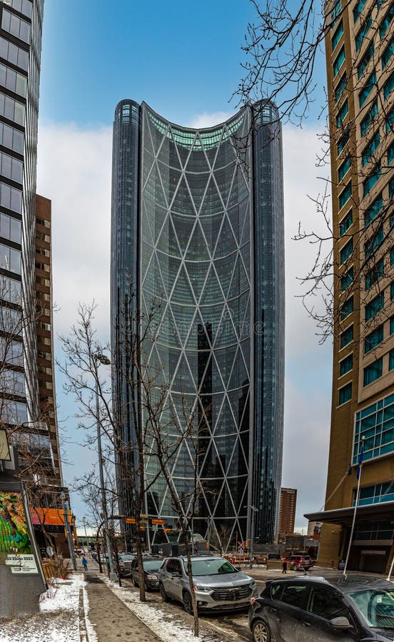 Bow Tower, Calgary Downtown, Alberta, Canada. Stock Photo - Image of ...