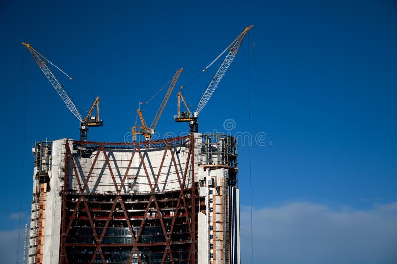The Bow Under Construction editorial photography. Image of canada ...