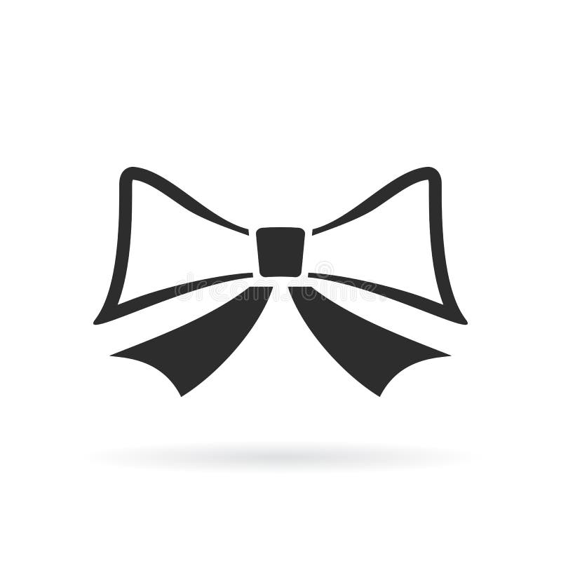 Bow vector pictogram stock vector. Illustration of lace - 104440738